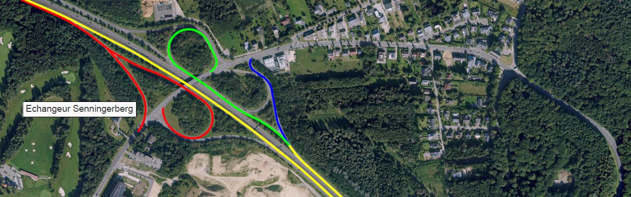 A1: Chantier sur l’échangeur Senningerberg - Actualités - Portail des ...