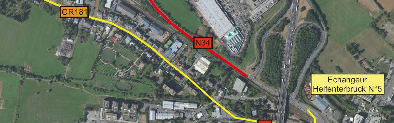 N34: Fermeture entre Helfenterbruck et Bertrange - Actualités - Portail ...