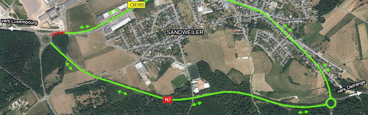 Chantier au rondpoint Sandweiler - Actualités - Portail des travaux ...